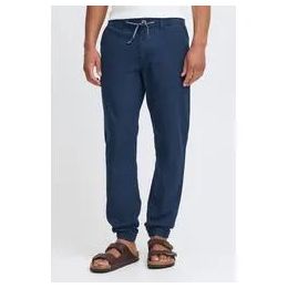 Leinenhose Blend "BHLennik", Herren, Gr. M, US-Gr&ouml;&szlig;en, navy, 55% Leinen, 45% Baumwolle, unifarben, regular fit lang, Hosen, Lange Chinohose mit Kordeln