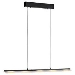JUST LIGHT Pendelleuchte "NELE", schwarz, 1, &Oslash; 100cm H: 60cm, 1 Stk., Leuchten, LED, Comfort Lift, dimmbar, Switchmo, Pendelleuchte
