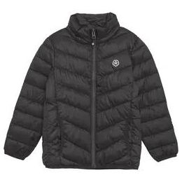 Steppjacke Color Kids "Steppjacke COJacket", Jungen, Gr. 116, schwarz (schwarz, grau), Obermaterial: 100% Polyester PES., Jacken Steppjacke