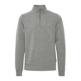 Troyer Casual Friday "Troyer CFSebastian", Herren, Gr. XXL, grau (pewter mix), Obermaterial: 80% Viskose CV. 13% Polyester PES. 7% Elasthan EL., Pullover Troyer