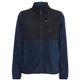 Fleecejacke North Bend "Fleecejacke NBDelia W", Damen, Gr. 40, blau (navy blazer), Obermaterial: 100% Polyester PES., regular fit normal, Jacken Fleecejacke