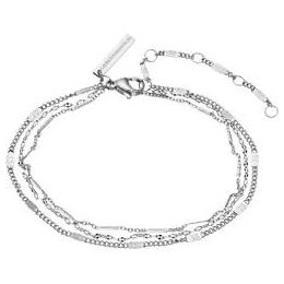 Armband Liebeskind Berlin "Schmuck Geschenk Edelstahl Armkette", silber (silberfarben), Armb&auml;nder, Damen, 22cm, Edelstahl, Armband
