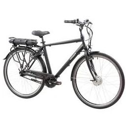 E-Bike Tretwerk "Mystic" Gr. 53, schwarz (schwarz matt), Elektrofahrr&auml;der, 53cm, 28 Zoll (71,12cm), Pedelec, Elektrofahrrad f&uuml;r Damen u. Herren
