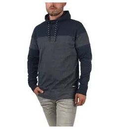 !Solid Kapuzenpullover SOLID "Hoodie SDBekir", Herren, Gr. L, blau (insignia blau), Web, Obermaterial: 100% Baumwolle CO., meliert, normal, Pullover Kapuzenpullover