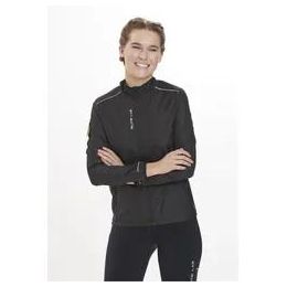 Laufjacke ELITE LAB "Shell X1 Elite", Gr. 40, schwarz, 100% Polyester, unifarben, normal, hoch geschlossener Ausschnitt, Jacken, mit wasser- und winddichtem Komfort