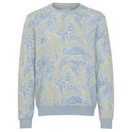 Longpullover Blend "Sweatshirt BHSweatshirt", Damen, Gr. XXL, blau (dusty blau), Obermaterial: 60% Baumwolle CO. 40% Polyester PES., Sweatshirts Longpullover