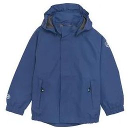Regenjacke Color Kids "Regenmantel COShell", Jungen, Gr. 128, blau (ensign blau), Obermaterial: 100% Polyester PES., regular fit normal, Jacken Regenjacke