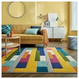 Teppich FLAIR RUGS "Spectrum", bunt, B:80cm H:8mm L:150cm, Kunstfaser, Teppiche, Teppich, Handgeschnitzt Teppich