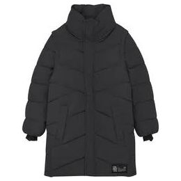 Steppjacke Color Kids "Steppjacke COJr. Jacket/West - Quilt - long", M&auml;dchen, Gr. 116, schwarz (phantom), Obermaterial: 100% Polyester PES., regular fit, Jacken Steppjacke