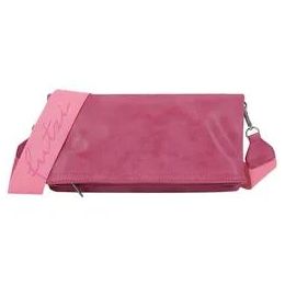 Umh&auml;ngetasche Fritzi aus Preussen "Ronja Cross", Damen, Gr. B/H/T: 3cm x 15cm x 29cm, lila (beere), Polyurethan (PU), unifarben, Taschen Umh&auml;ngetasche, mit verschiedenen Tragefunktionen