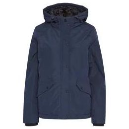 Outdoorjacke oxmo "Outdoorjacke OXTAMILIA", Gr. S, blau (marineblaus), Obermaterial: 100% Polyester PES., regular fit kurz, Jacken Outdoorjacke