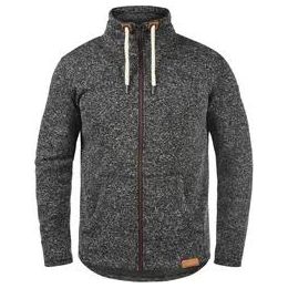 !Solid Fleecejacke SOLID "Fleecejacke SDLuki", Herren, Gr. XL, grau (dar grau m), Fleece, Obermaterial: 100% Polyester PES., regular fit normal, Jacken Fleecejacke