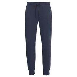 Jogginghose North Bend "Jogginghose NBBraidy", Herren, Gr. M, N-Gr, blau (blau nights), Obermaterial: 66% Viskose CV. 30% Polyester PES. 4% Elasthan EL., Hosen Jogginghose