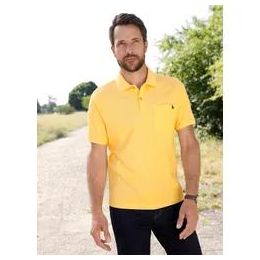 Poloshirt Catamaran "Kurzarm-Poloshirt", Herren, Gr. 56/58, gelb, 60% Baumwolle, 40% Polyester, unifarben, Shirts