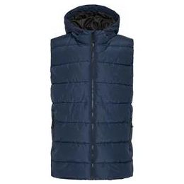 Steppweste North Bend "Steppweste NBAmato M", Herren, Gr. L, blau (navy blazer), Obermaterial: 100% Polyester PES., unifarben, regular fit, Westen Steppweste