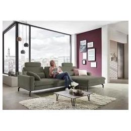 Ecksofa DIE PLANBAR "MP-IN20110 L-Form mit Kaltschaum-Polsterung", gr&uuml;n (forest), B:302cm H:87cm T:178cm, 100% Polyester, Sofas, Ecksofa, optional mit Funktionen erh&auml;ltlich