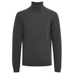 Rollkragenpullover Casual Friday "Strickrollkragenpull CFKarl", Herren, Gr. M, grau (pewter mix), Obermaterial: 80% Wolle WO. 20% Polyamid PA., Pullover Rollkragenpullover