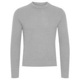 Strickfleece-Pullover Casual Friday "Strickpullover CFKarlo", Herren, Gr. XXL, grau (light grau melange), Obermaterial: 100% Baumwolle CO., Pullover