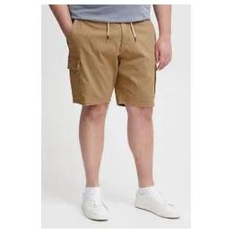 Cargoshorts Blend "BHSiello Big & Tall", Herren, Gr. 6XL, US-Gr&ouml;&szlig;en, braun (beige braun), Web, 98% Baumwolle, 2% Elasthan, unifarben, regular fit kurz, Hosen, Stilvolle Cargo Shorts mit Taschen in gro&szlig;en Gr&ouml;&szlig;en