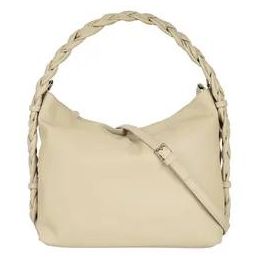 Umh&auml;ngetasche Samantha Look, Gr. B/H/T: 35cm x 27cm x 11cm onesize, beige, Leder, clean, Taschen Umh&auml;ngetasche, echt Leder, Made in Italy