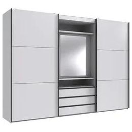 Schwebet&uuml;renschrank wimex "Magic by fresh to go", wei&szlig;, B:300cm H:216cm T:65cm, Schr&auml;nke, Schwebet&uuml;renschrank, mit drehbarer Spiegelt&uuml;r