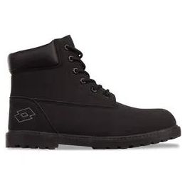 Schn&uuml;rboots Lotto, Damen, Gr. 36, schwarz, Synthetik, Textil, Schuhe Schn&uuml;rboots, - mit weich gepolsterter Kante