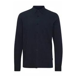 Langarmhemd INDICODE "Langarmhemd IDPlaton", Herren, Gr. XXL, N-Gr, blau (navy), Obermaterial: 95% Baumwolle CO. 5% Elasthan EL., Hemden