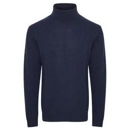 Rollkragenpullover Casual Friday "Strickrollkragenpull CFKarl", Herren, Gr. XXL, blau (navy blazer), Obermaterial: 80% Wolle WO. 20% Polyamid PA., Pullover Rollkragenpullover