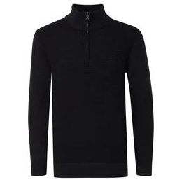 Troyer INDICODE "Troyer IDRichard", Herren, Gr. XL, grau (charcoal mix), Obermaterial: 100% Baumwolle CO., Pullover Troyer