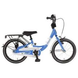 Kinderfahrrad Bachtenkirch "16" Baxi - blau" Gr. 22, blau (blau, wei&szlig;, blau), Fahrr&auml;der, Kinder, 22cm, 16 Zoll (40,64cm), Alu Kinderfahrrad mit Vollausstattung, erh&auml;ltlich in 14/16/18 Zoll