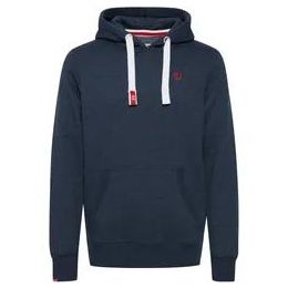 !Solid Kapuzenpullover SOLID "Hoodie SDBennHood", Herren, Gr. L, blau (ins bl mel), Obermaterial: 50% Baumwolle CO. 50% Polyester PES., Pullover Kapuzenpullover