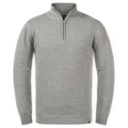 Troyer INDICODE "Troyer IDRichard", Herren, Gr. L, grau (light grau mix), Obermaterial: 100% Baumwolle CO., Pullover Troyer