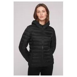 Outdoorjacke SOCCX, Damen, Gr. XXL, schwarz, Steppware, Material: 100% Polyamid, Futter: 100% Polyester, F&uuml;llung: 100% Polyester, bedruckt, bestickt, slim fit normal, eingesetzt elastischer Bund, Jacken Outdoorjacke, mit elastischem Saumabschluss