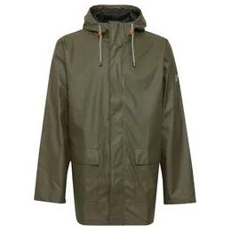 Regenjacke North Bend "Regenjacke NBTorsten M W-PRO 5.000 mit wasserdichter Beschichtung", Herren, Gr. M, gr&uuml;n (forest night), Obermaterial: 100% Polyester PES., unifarben, regular fit h&uuml;ftbedeckend, Jacken Regenjacke
