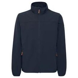 Softshelljacke North Bend "Softshelljacke NBCorin M W-PRO 8.000 mit wasserdichter Beschichtung", Herren, Gr. L, blau (navy blazer), Obermaterial: 92% Polyester PES. 8% Elasthan EL., unifarben, regular fit normal, Jacken Softshelljacke