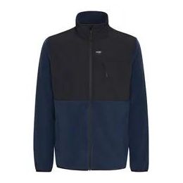 Fleecejacke North Bend "Fleecejacke NBDean M", Herren, Gr. XL, blau (navy blazer), Obermaterial: 100% Polyester PES., unifarben, regular fit normal, ohne Ausschnitt, Jacken Fleecejacke