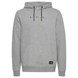 !Solid Kapuzenpullover SOLID "Hoodie SDDarcio", Herren, Gr. L, grau (gray melange), Obermaterial: 60% Baumwolle CO. 40% Polyester PES., unifarben, normal, ohne Ausschnitt, Pullover Kapuzenpullover