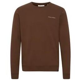 Longpullover Casual Friday "Sweatshirtpullover CFSeverin", Herren, Gr. XXL, braun (potting soil), Obermaterial: 100% Baumwolle CO., Sweatshirts Longpullover