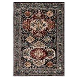 Teppich FLAIR RUGS "Gillingham", blau, B:80cm H:12mm L:150cm, Kunstfaser, Teppiche, Teppich, Vintage Stil