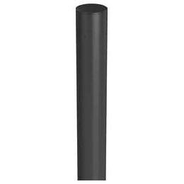 Zaunpfosten BioHort, grau (dunkelgrau, metallic), H:187cm, Stahlblech, Zaunpfosten, Steher f&uuml;r Sichtschutz zum And&uuml;beln
