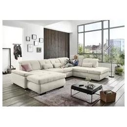 Ecksofa DIE PLANBAR "MP-IN16012 L-Form, mit Kaltschaum-Polsterung", beige (natur), B:371cm H:85cm T:260cm, 85% Polyester;15% Nylon, Sofas, Ecksofa, inkl. Sitztiefenverstellung wahlweise mit weiteren Funktionen
