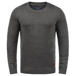 Strickfleece-Pullover Blend "Strickpullover BHLars", Herren, Gr. XXL, grau (pewter mix), Obermaterial: 50% Baumwolle CO. 50% Polyester PES., Pullover