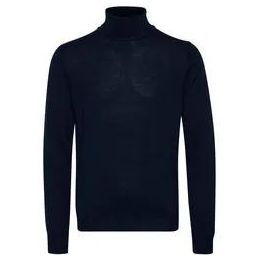 Strickfleece-Pullover Casual Friday "Strickpullover CFKonrad", Herren, Gr. XXL, blau (navy), Obermaterial: 50% Wolle WO. 50% Polyacryl PAN., Pullover