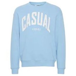 Longpullover Casual Friday "Sweatshirt CFSage", Herren, Gr. XXL, blau (dusk blau), Obermaterial: 100% Baumwolle CO., Sweatshirts Longpullover