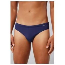 Badeslip Bruno Banani "Mini Wave Line 2.0 Swim", Herren, Gr. XXL (8), N-Gr, blau (marine), Elasthan, Polyamid, unifarben, Badehosen, mit seitlicher Logopr&auml;gung