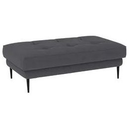 Hocker Trendmanufaktur "Luzi, Polsterhocker, moderner Fu&szlig;hocker", grau (graphite), B:125cm H:42cm T:72cm, 92% Polyester, 8% Nylom, Hocker, Hocker, passend zur Serie, extra hohe Metallf&uuml;&szlig;e, 125 x 42x 72 cm