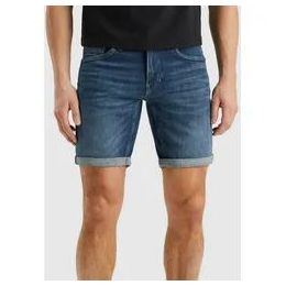 PME-Legend Shorts PME LEGEND "NIGHTFLIGHT SHORTS", Herren, Gr. 38, N-Gr, blau (mittel blau), Web, Obermaterial: 98% Baumwolle, 2% Elasthan, Hosen Shorts, Sommerhose