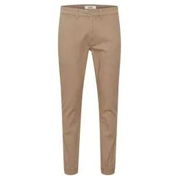 Chinohose Blend "Chinohose BHPellini", Herren, Gr. 38, L&auml;nge 32, beige (beige braun), Obermaterial: 98% Baumwolle CO. 2% Elasthan EL., Hosen Chinohose