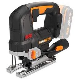 Akku-Stichs&auml;ge WORX "NITRO WX542.9", schwarz (scharz), B:7,6mm H:20,7mm L:20,9mm, S&auml;gemaschinen, Brushless-Motor, mit Absaug-Adapter, ohne Akku & Ladeger&auml;t