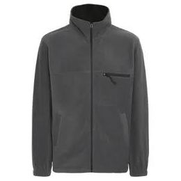 !Solid Sweatjacke SOLID "Trainingsjacke SDMatz", Herren, Gr. XL, grau (forged iron), Obermaterial: 100% Polyester PES., Jacken Sweatjacke
